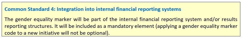 Module 3: Elements of a Gender Equality Marker System | UN SYSTEM COORDINATION